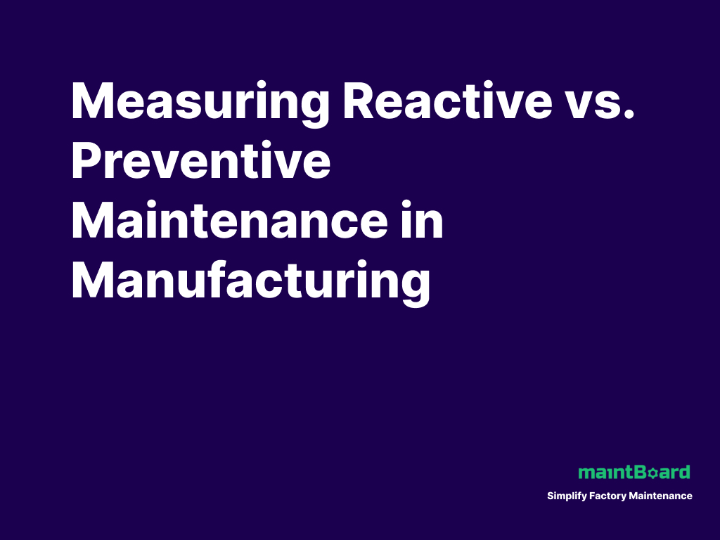 Reactive vs. Preventive Maintenance: Key Differences, Pros & Best ... Reactive vs. Preventive Maintenance: Key Differences, Pros & Best ...